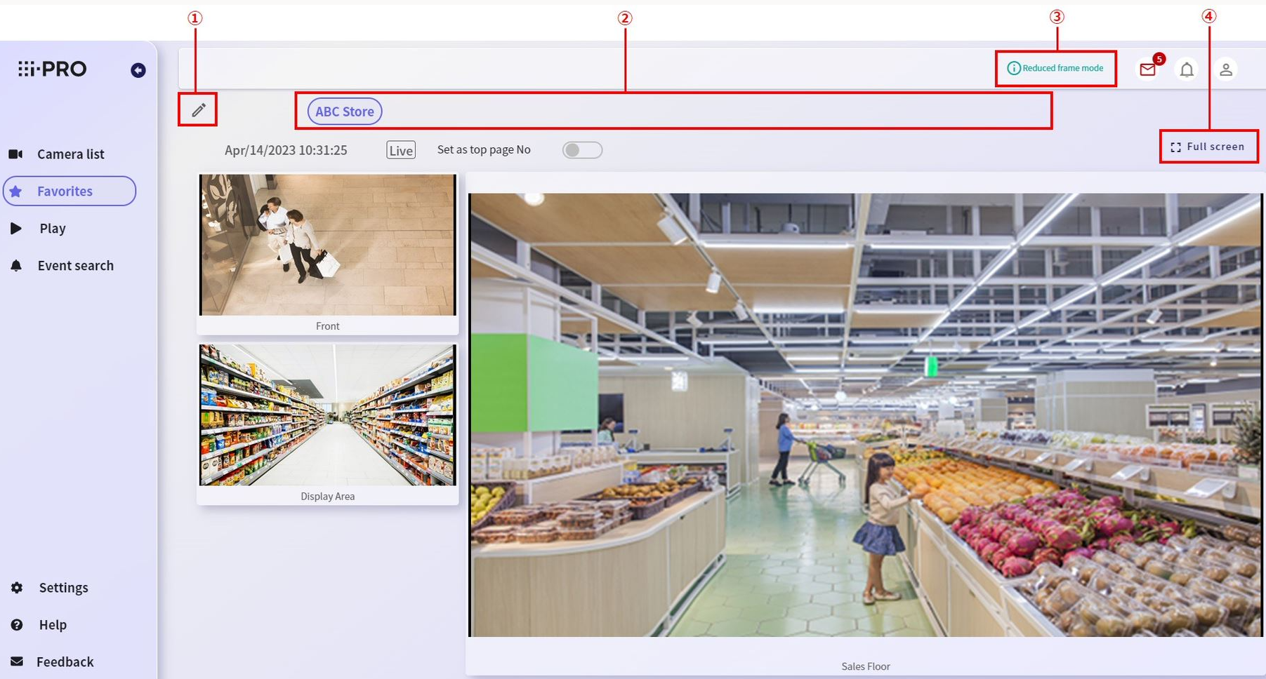 Remote Monitoring - 5. User portal screen operation